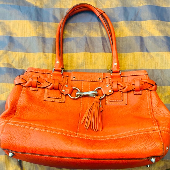 Coach | Bags | Authentic Coach Handbag Watermelon Color | Poshmark